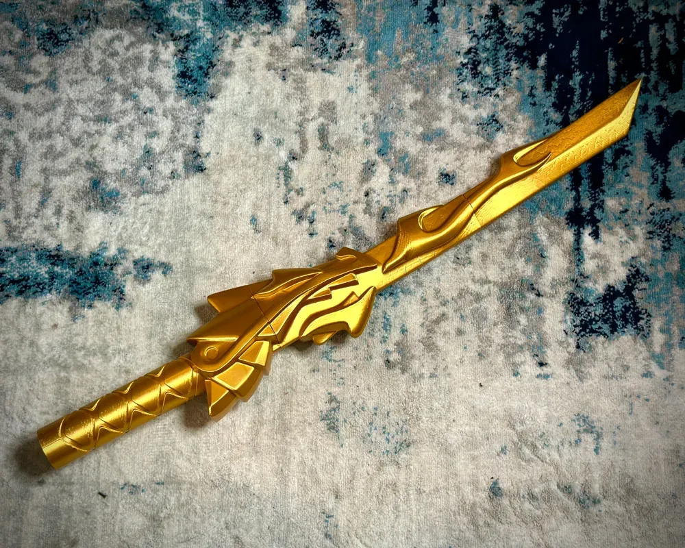 kai's sword from ninjago Remixed by ricky bobby MakerWorld: Download ...