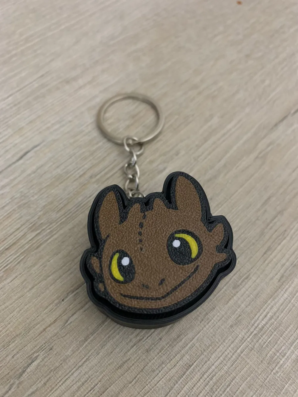 Toothless How Train Your Dragon Clicker Keychain - Free 3D Print Model ...