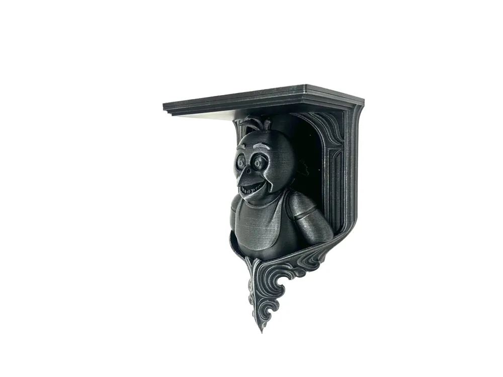 The Chica Shelf - FNAF wall mounted shelf - Free 3D Print Model ...