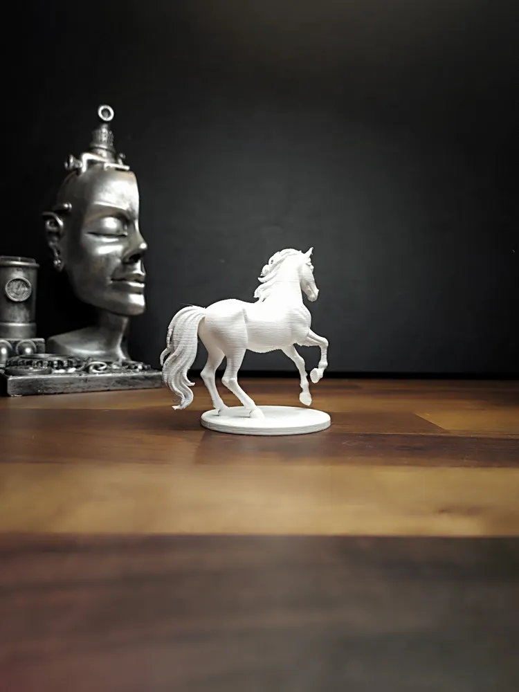 Elegant Black Stallion – Modern Minimalist Decor - Free 3D Print Model ...