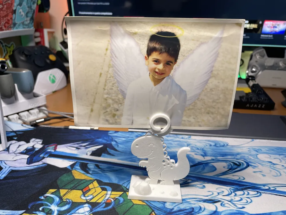 Fermaglio Foto DinoSnap da Losco Makes MakerWorld: Scarica Modelli 3D Gratuiti