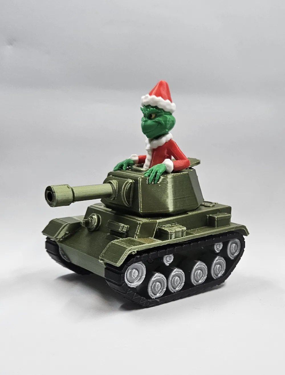 The War on Christmas: Grinch Tank - Free 3D Print Model - MakerWorld