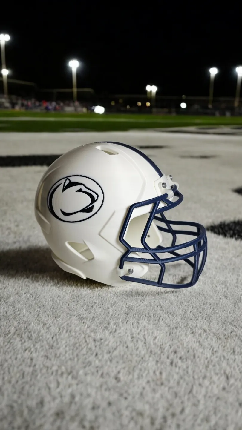Penn State Nittany Lions Football Helmet - Free 3D Print Model - MakerWorld