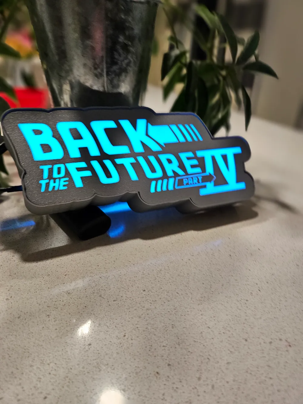 Back to the future part IV LED Lamp by Tommy Gun - MakerWorld