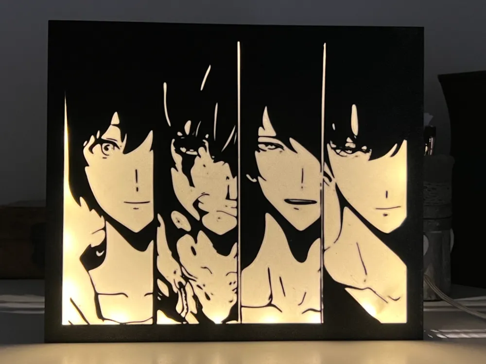 Lightbox Solo Leveling Jin Woo Sung by Korni007 - MakerWorld