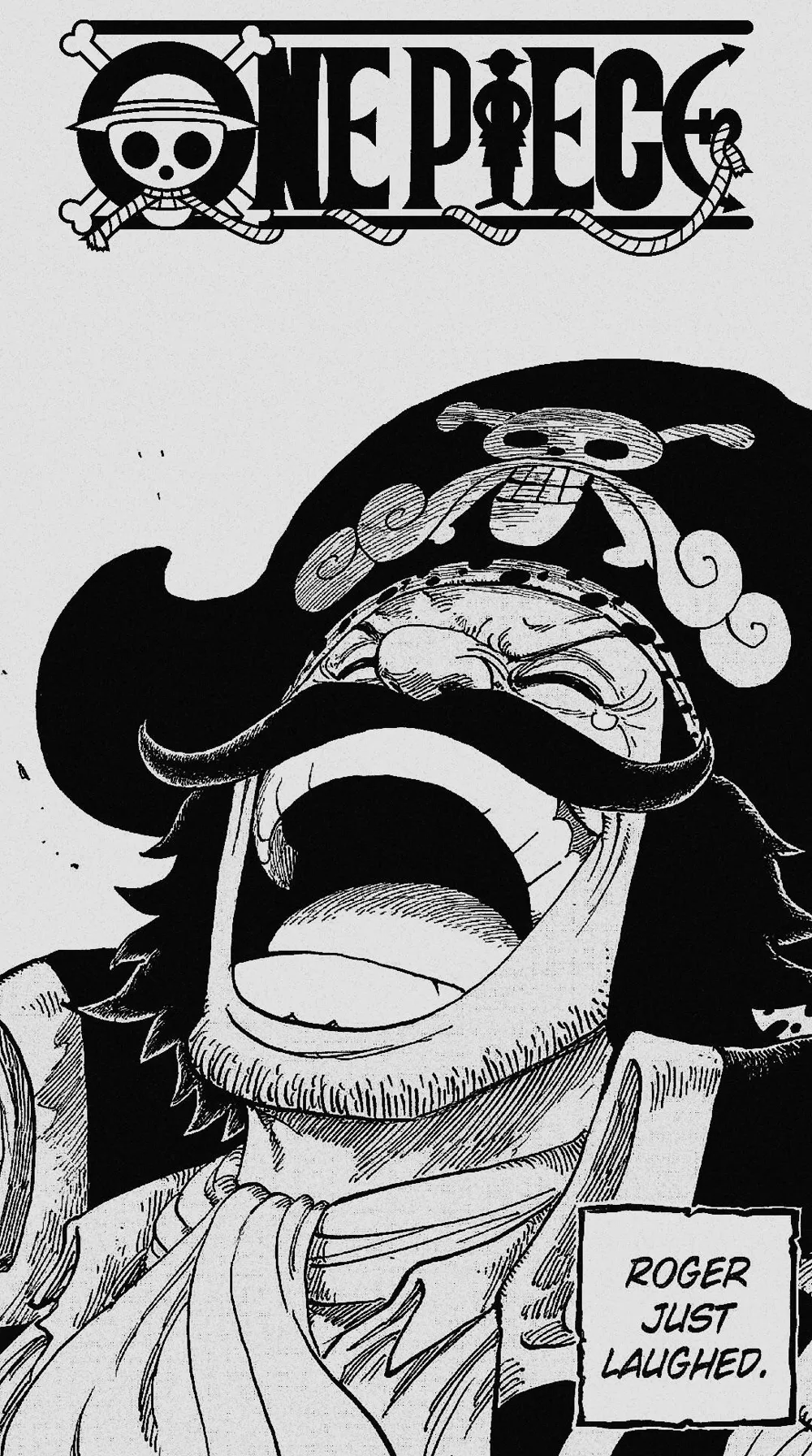 One Piece Roger Laughed Manga panel - Free 3D Print Model - MakerWorld