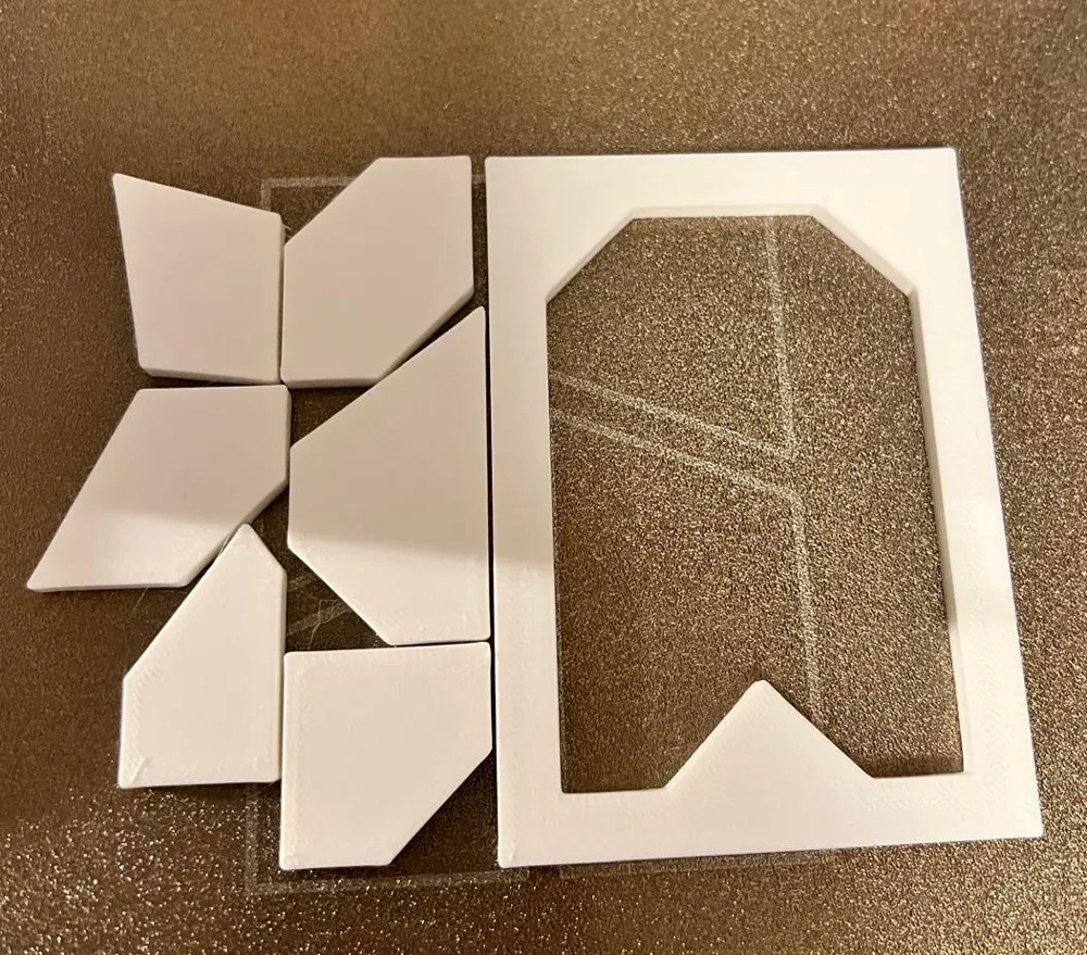 Tangram Alphabet – Letter A Puzzle - Free 3D Print Model - MakerWorld
