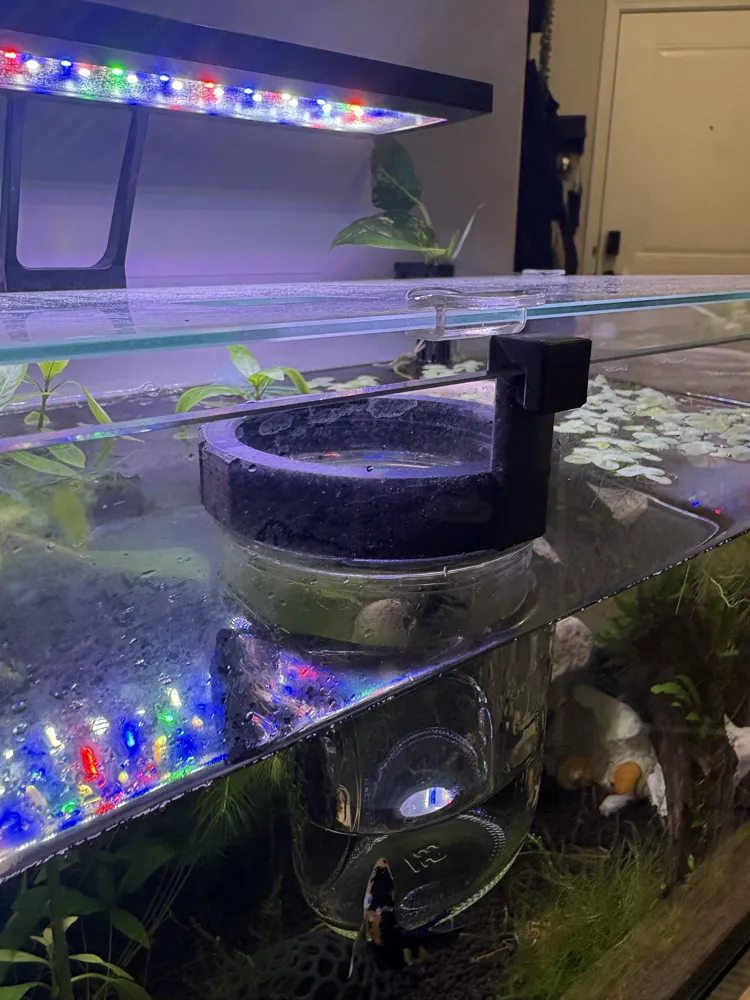 Wide Mouth Mason Jar Hook for Rimless Aquarium V2 - Free 3D Print Model ...