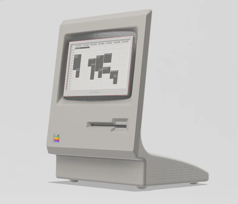 1984 Macintosh Display for TRMNL e-Ink Dashboard by Jerrod H MakerWorld: Download Free 3D Models