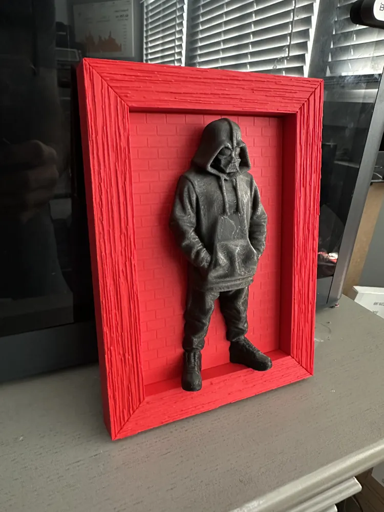 Wooden Picture Frame Star Wars Darth Vader 3D Pic by Perfect3D Prints ...
