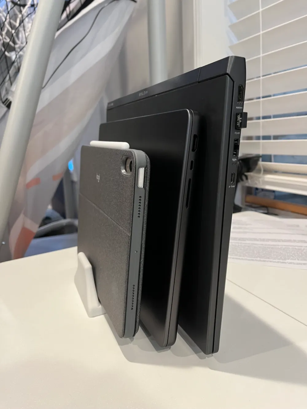 Upright Laptop Storage - Free 3D Print Model - MakerWorld