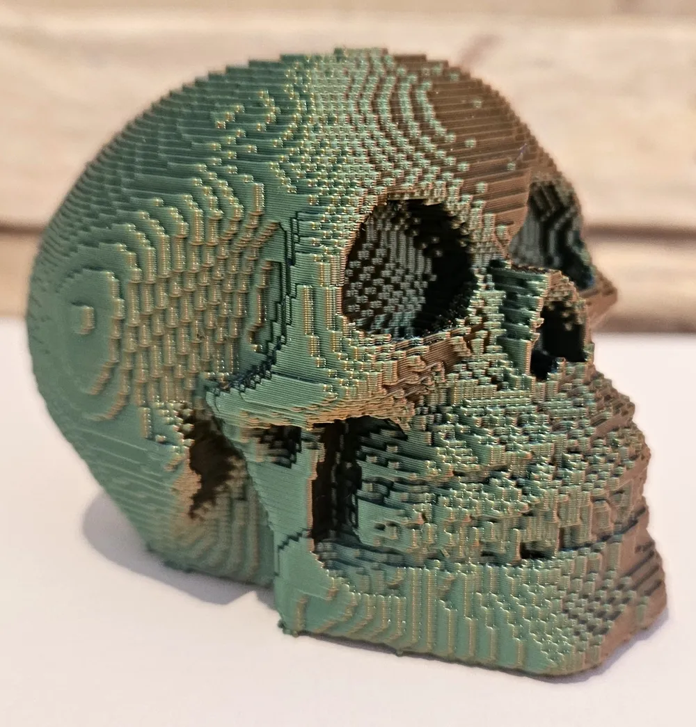 Retro 8 BIT Skull by nnorbi MakerWorld: Download Free 3D Models