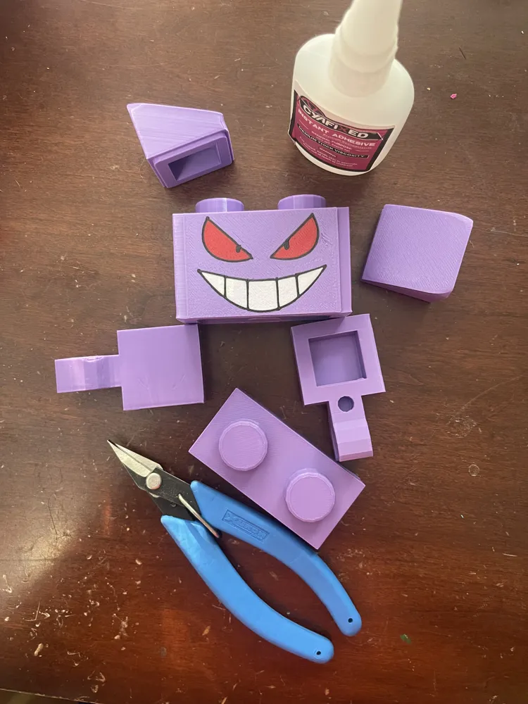 Big Brick Gengar " DURPYMON " by Pokéman3D MakerWorld: Download Free 3D ...