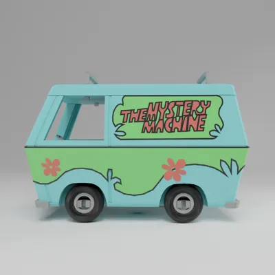 THE MYSTERY MACHINE from SCOOBY DOO - Free 3D Print Model - MakerWorld