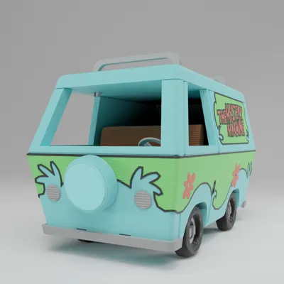 THE MYSTERY MACHINE from SCOOBY DOO - Free 3D Print Model - MakerWorld