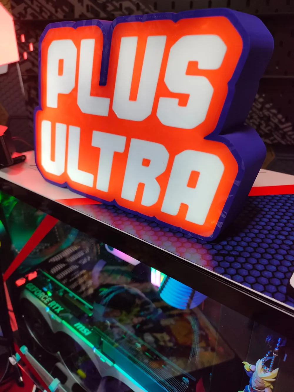 My Hero Academia - Plus Ultra - Anime LightBox LED by kraciboy - MakerWorld