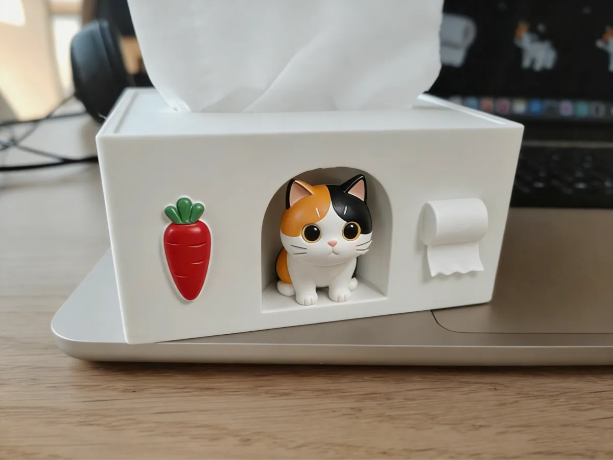 Awesome Cat Tissue Box - Free 3D Print Model - MakerWorld