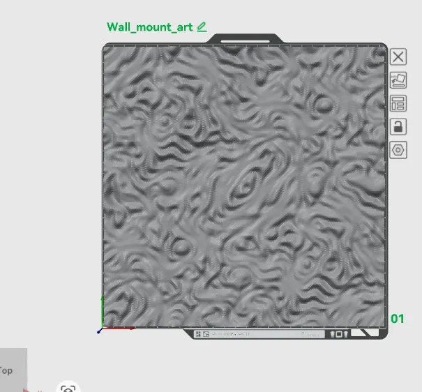 Infinite Wave Wall Art | Modular 3D Panels - Free 3D Print Model ...