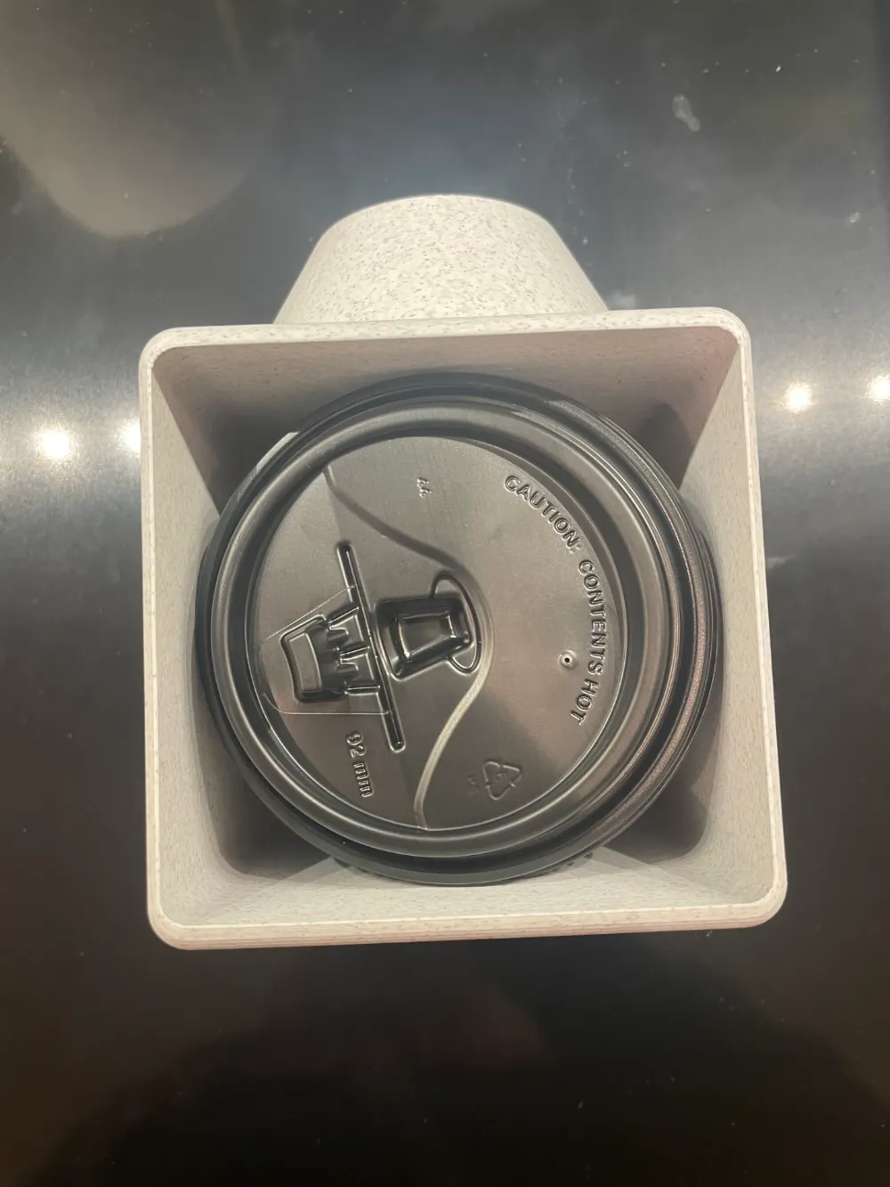Sleek Disposable Cup and Lid Holder - Free 3D Print Model - MakerWorld