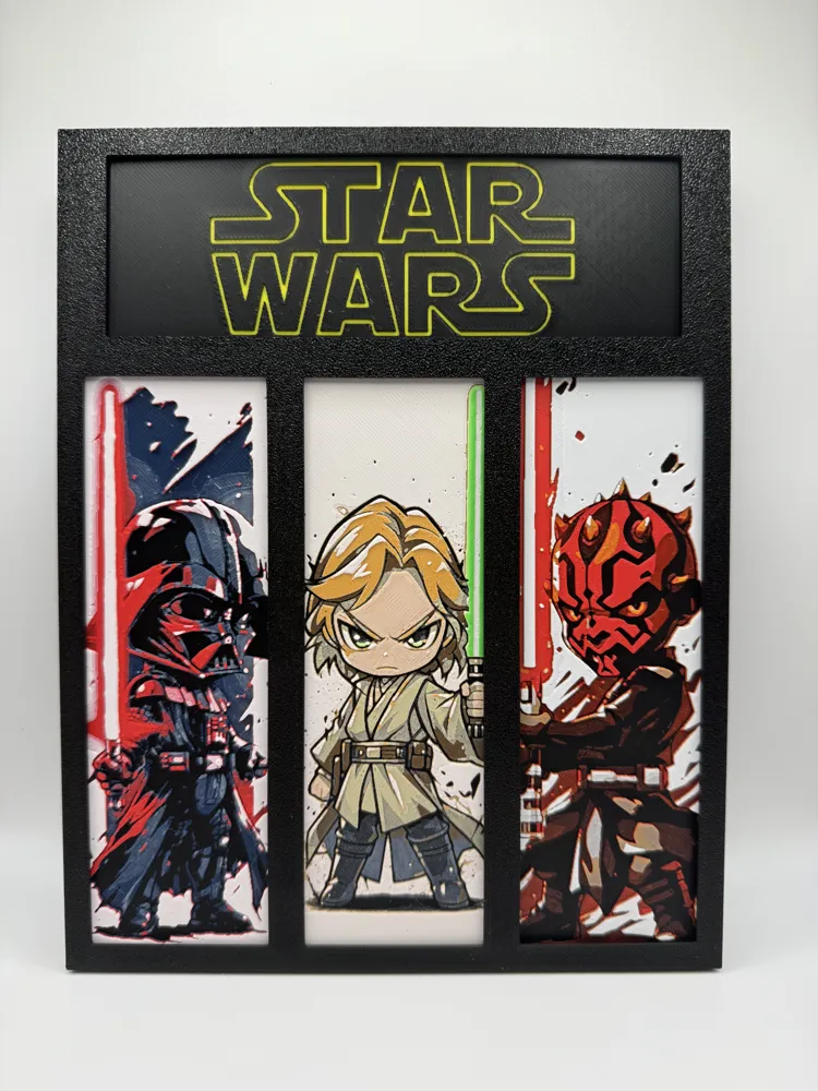 Star Wars Logo Bookmarks by Canadian Gamer MakerWorld: Download Free 3D ...
