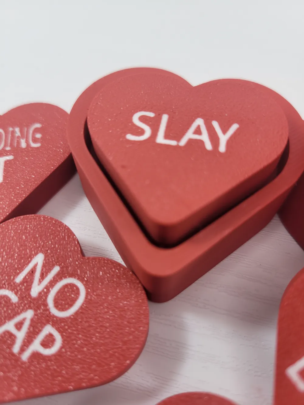 Gen-Z Heart Keyboard Clicker Fidget - Free 3D Print Model - MakerWorld