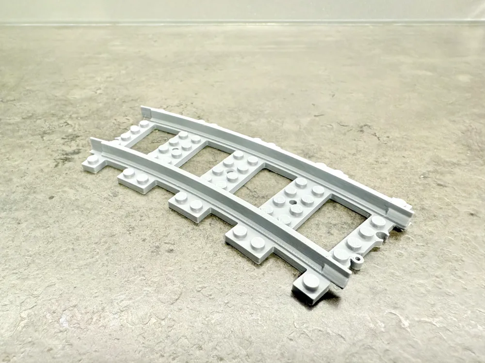 Brick City - train curve rail by JA_PROCHAZKA - MakerWorld
