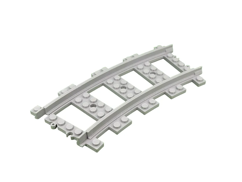 Brick City - train curve rail V3 - Free 3D Print Model - MakerWorld