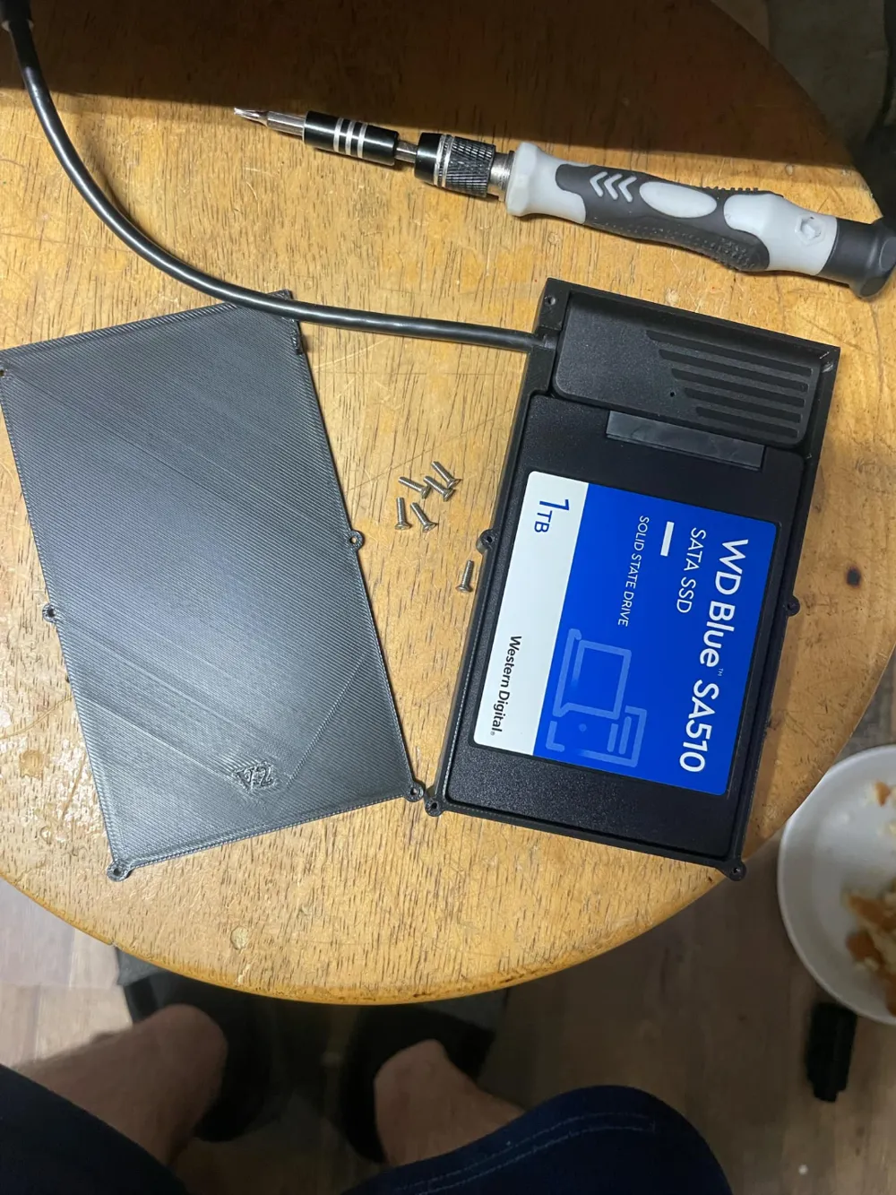 USB to sata adapter case 2.5hdd by capthowdy126 - MakerWorld