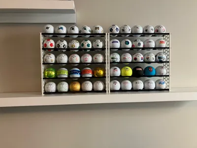 25 Golf Ball Display Rack by Mitten State Manufacturing - MakerWorld