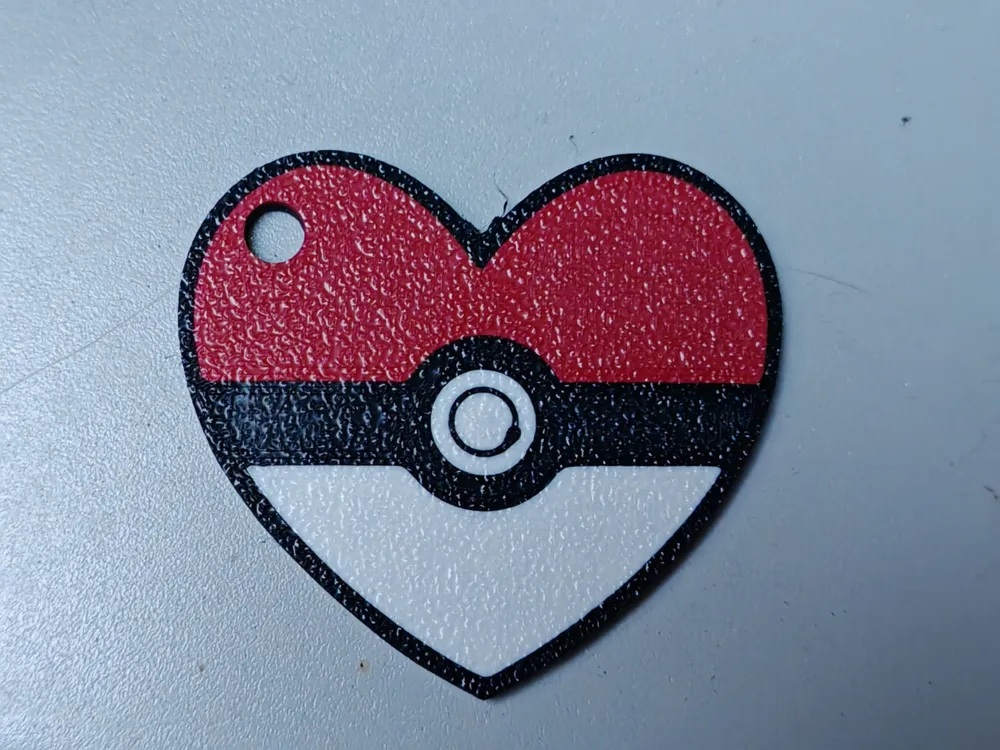 Pokeball heart - keychain - Valentine's Day by billy_1411 - MakerWorld
