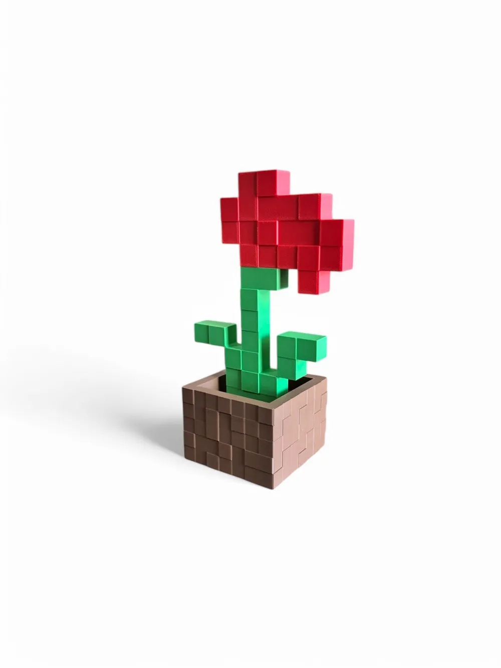 Minecraft Poppy Flower In Pot (No AMS) by Creat3DWorks MakerWorld ...