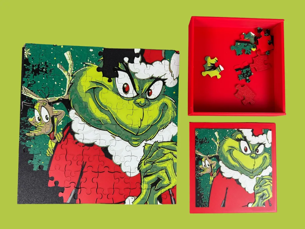 El Grinch y Max - Rompecabezas y Tapa de Caja por Canadian Gamer ...