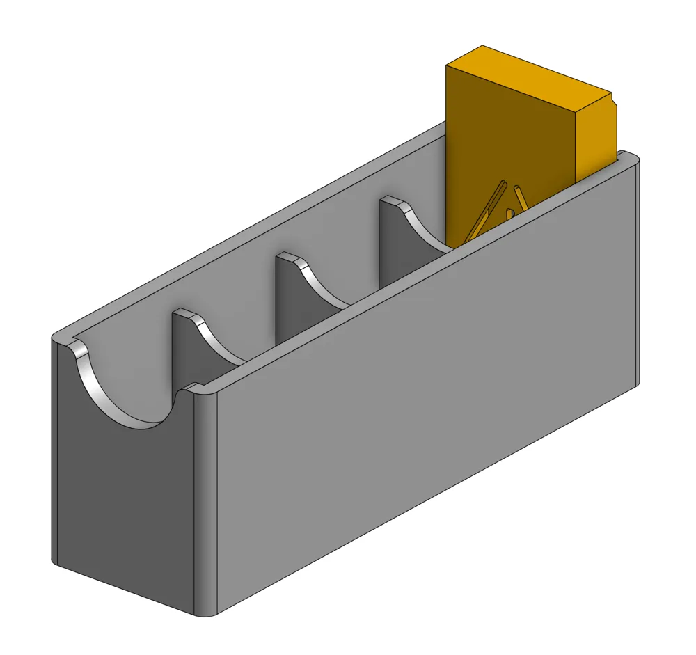 Razor Blade Holder + Bin by BM22 - MakerWorld