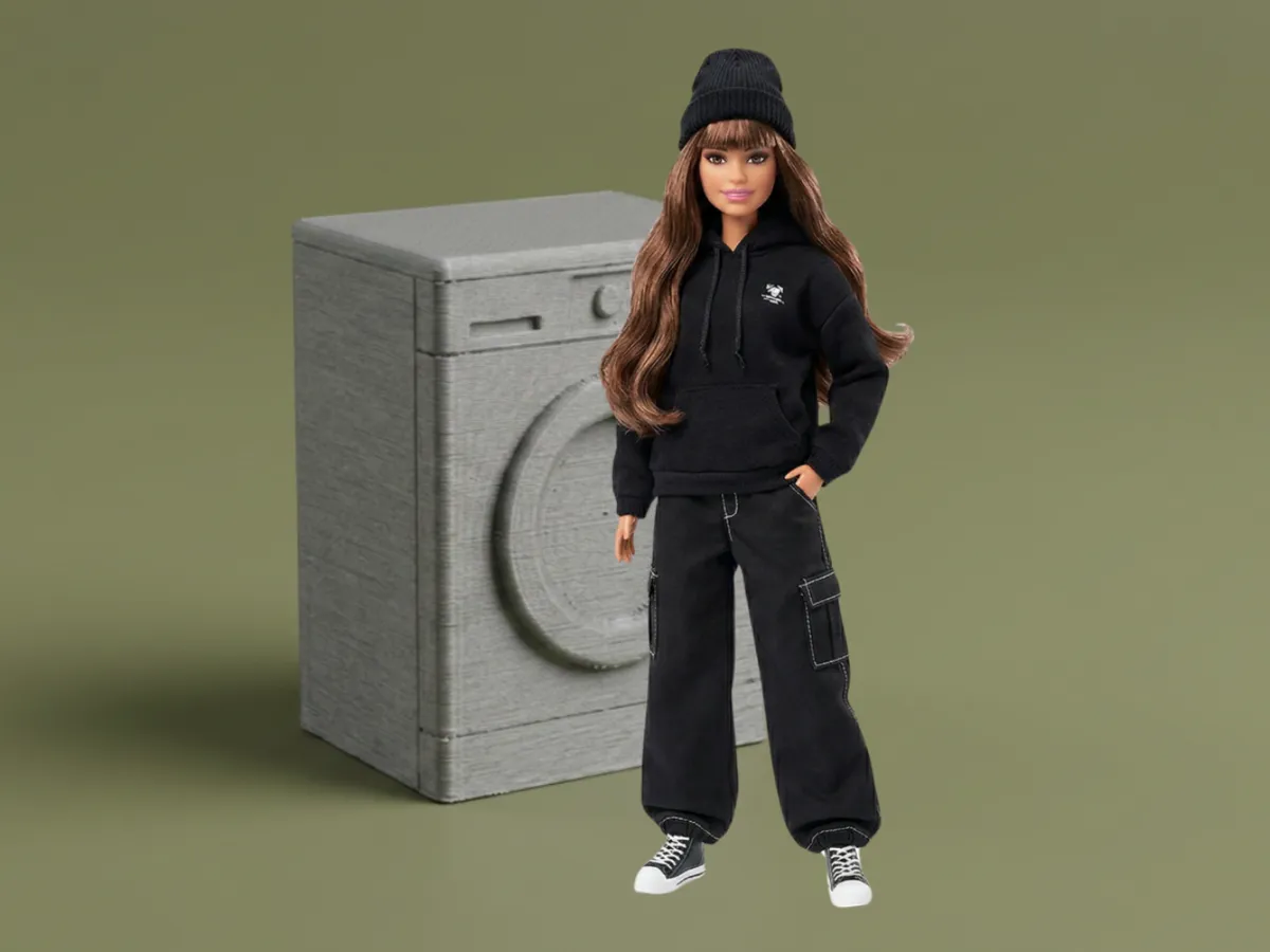 Mini Washing Machine – Dollhouse Appliance - Free 3D Print Model ...