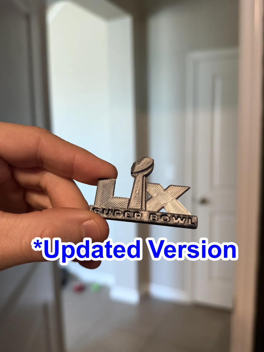 Super Bowl LX Coaster and Magnet Patriots Seahawks - Free 3D Print ...