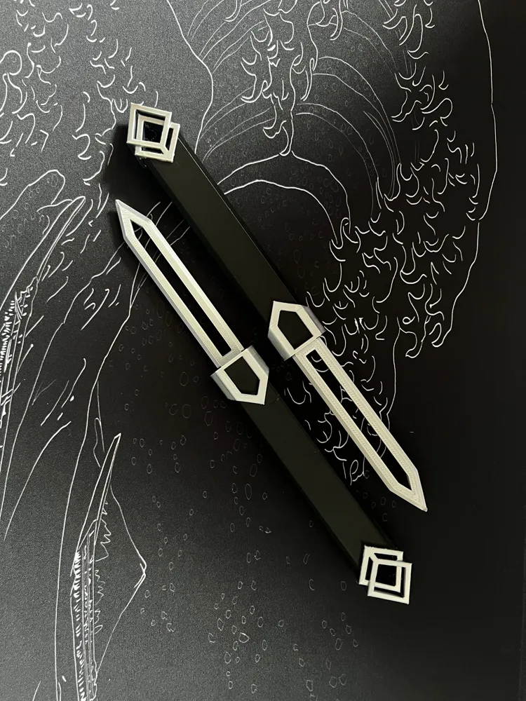Duel Interlocking Daggers by AbyssalCactus MakerWorld: Download Free 3D ...
