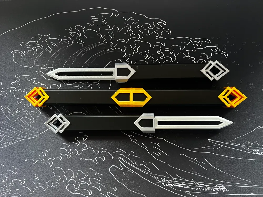 Duel Interlocking Daggers by AbyssalCactus MakerWorld: Download Free 3D ...