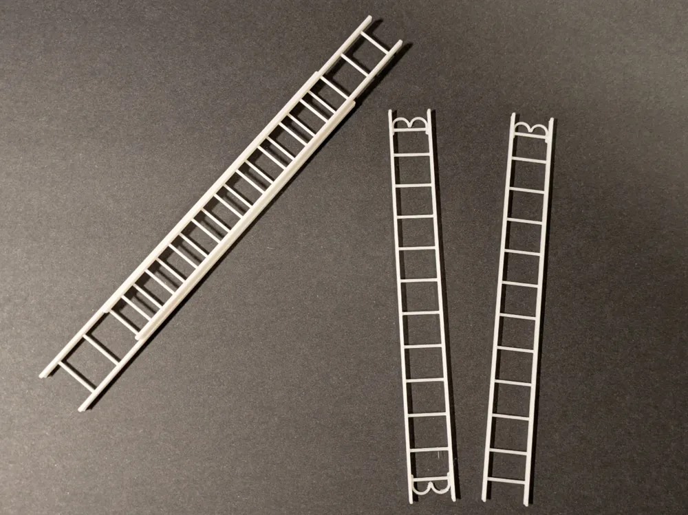 Ground ladders for fire trucks (1/25 scale) - Free 3D Print Model ...