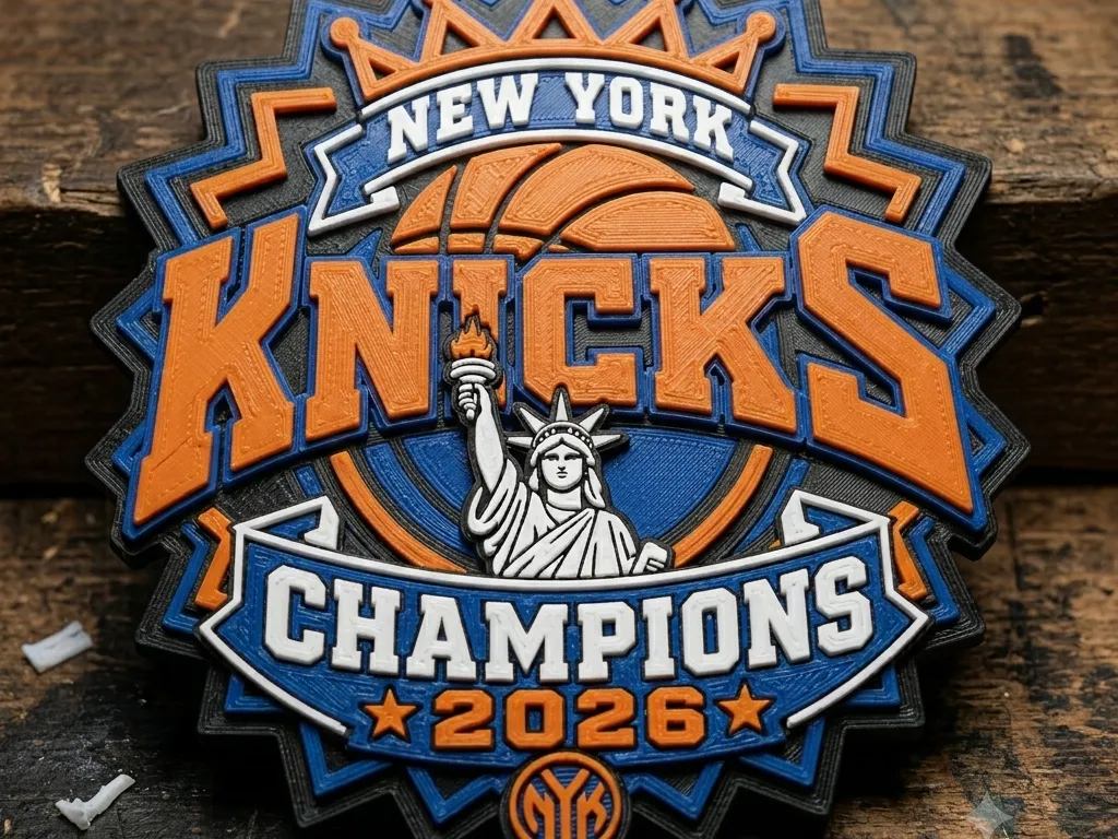 New York Knicks 2026 Champions Hype Chain - Free 3D Print Model ...