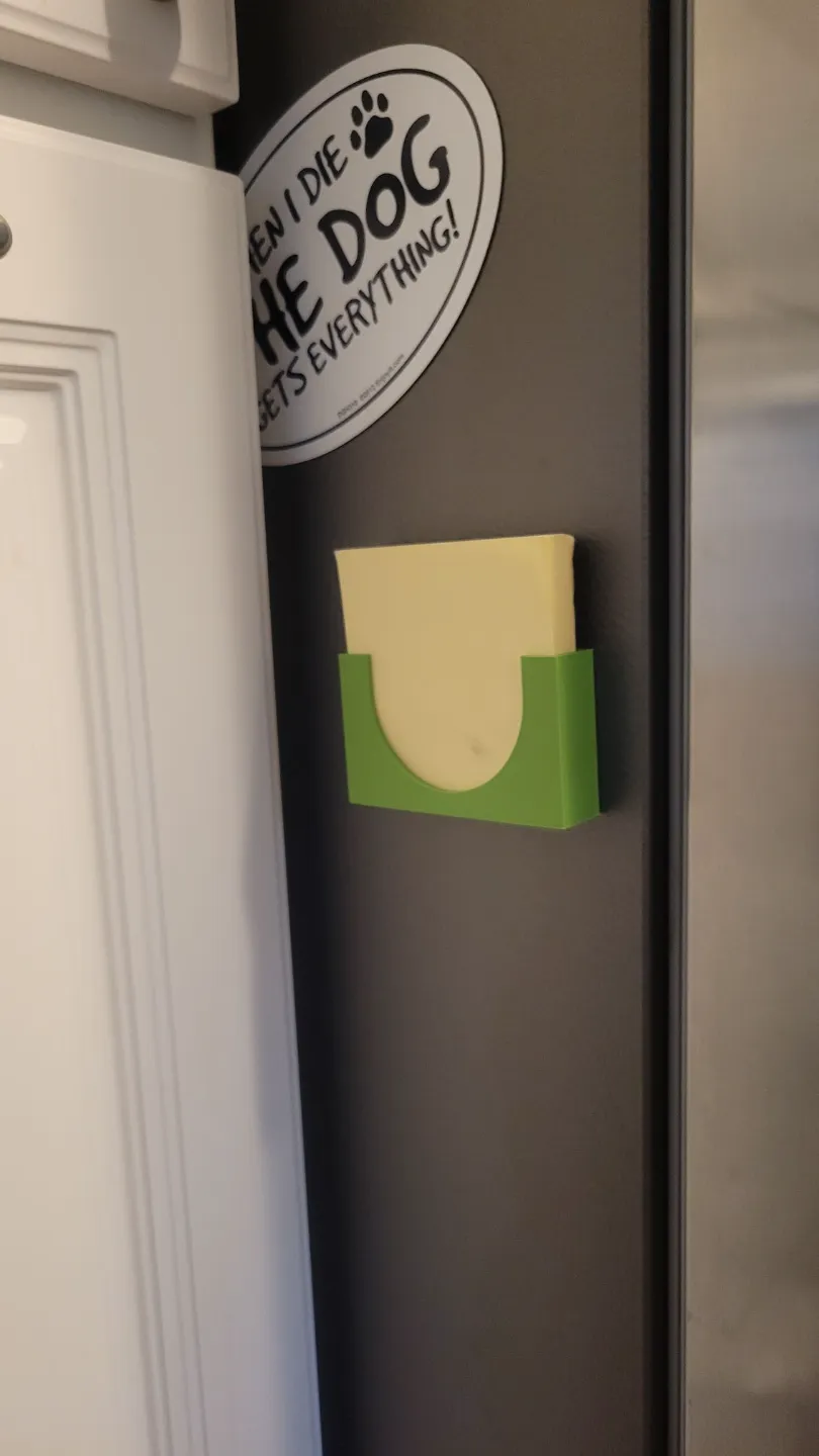 Magnetic Sticky note Holder by LKreations - MakerWorld