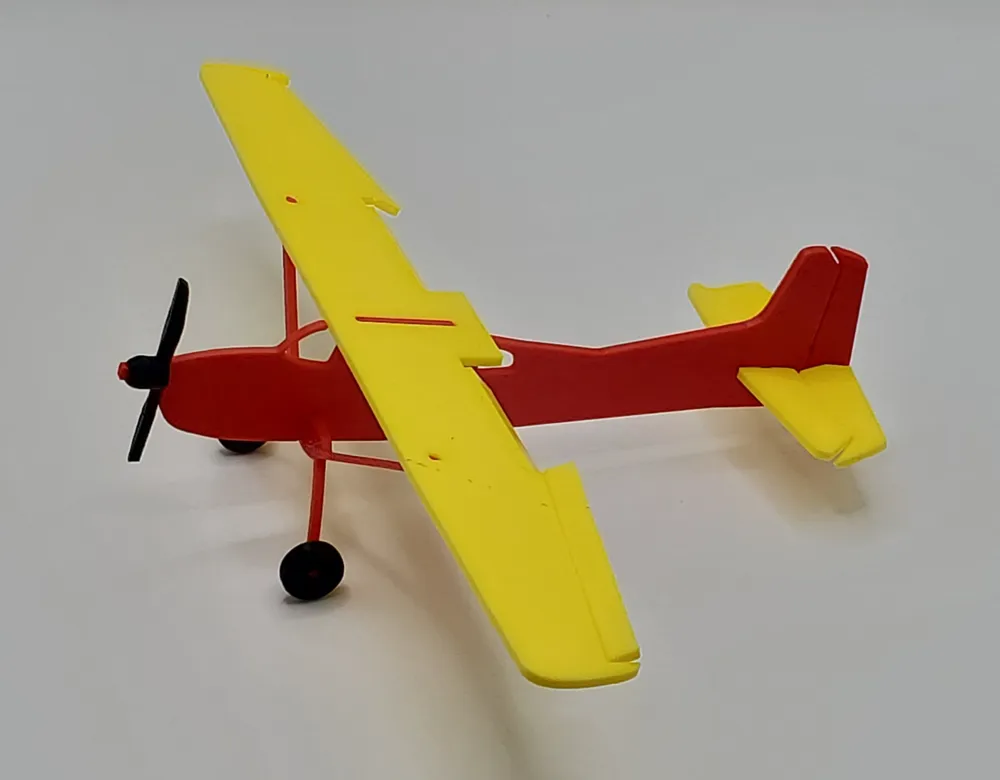Cessna 185 Kit Card Airplane Model - Moving Parts - Free 3D Print Model ...