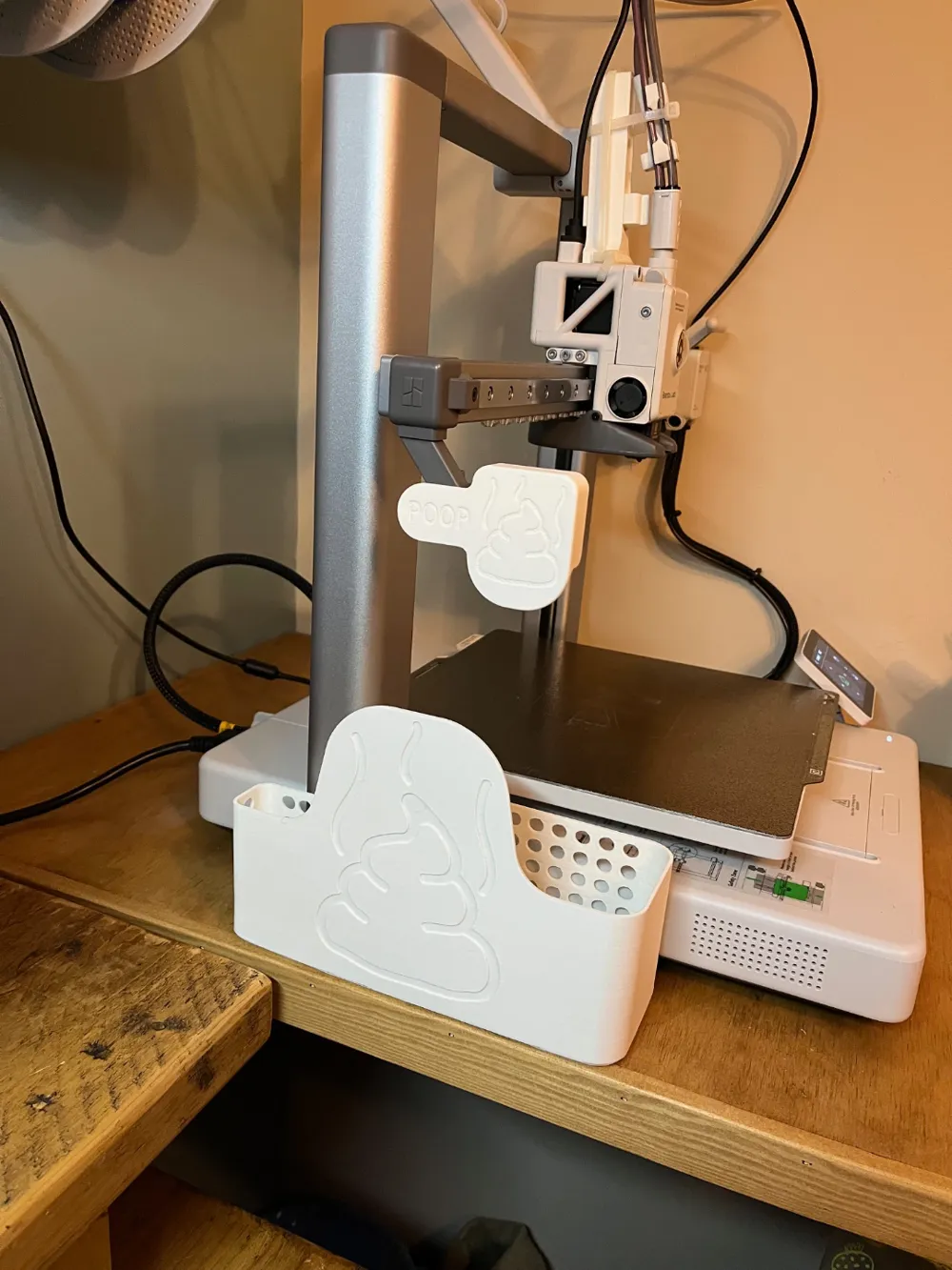 Bambu A1 printer poop bucket slim compact emoji by WWprints MakerWorld ...