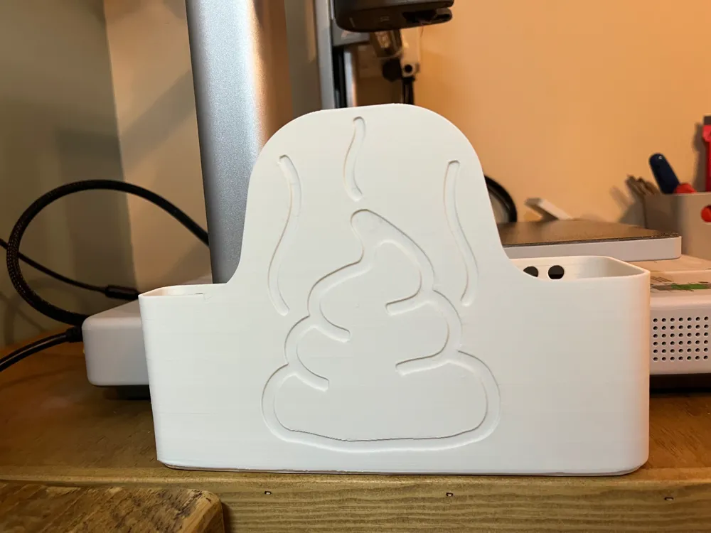 Bambu A1 printer poop bucket slim compact emoji by WWprints MakerWorld ...