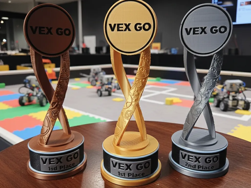 VEX GO Competition Trophy Set - Free 3D Print Model - MakerWorld