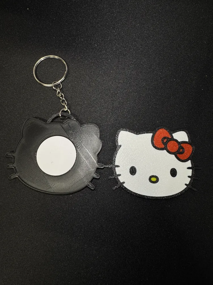 Hello Kitty Keychain NFC Ready - Free 3D Print Model - MakerWorld