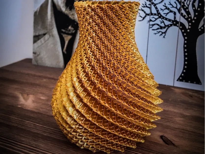 OLA Parametrische Design Vase organischer Dynamik – Kostenloses 3D ...