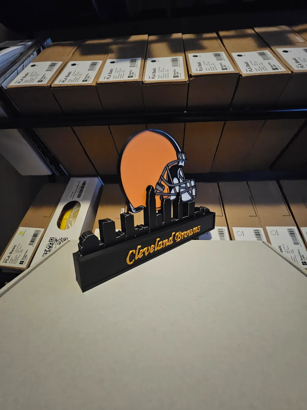 Cleveland browns with skyline of Cleveland NFL by Rotterdam_3d_Art ...