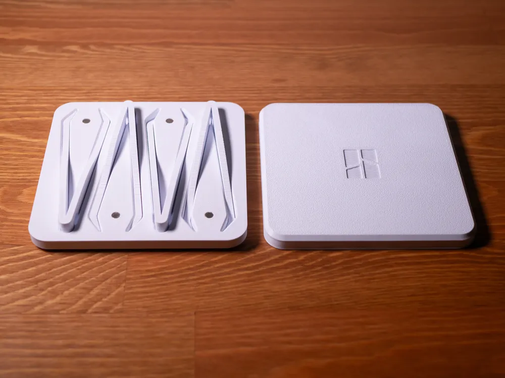 Tweezer Set & Magnetic Case (4 Different Tweezers) - Free 3D Print ...