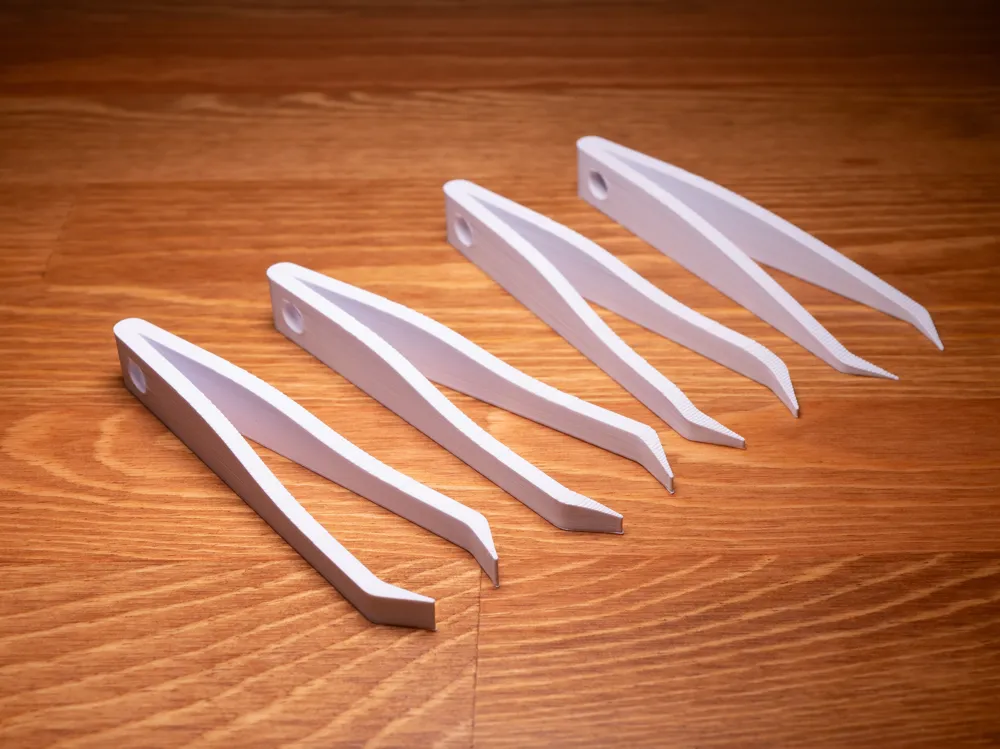 Tweezer Set & Magnetic Case (4 Different Tweezers) - Free 3D Print ...