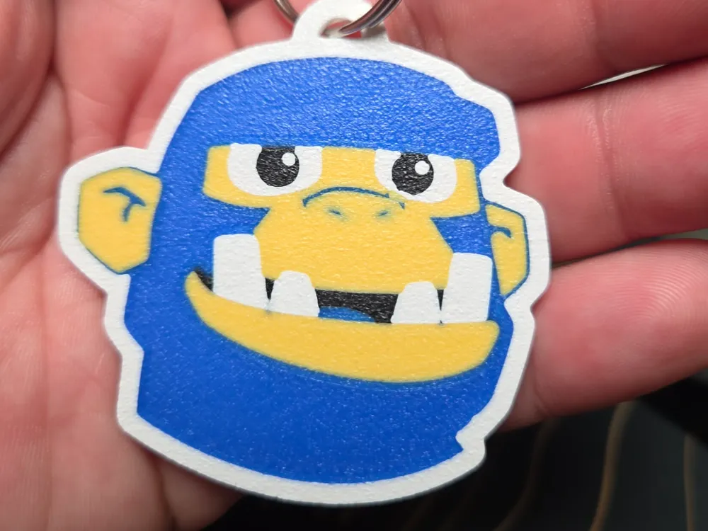 Simple 4 Color Ug Vr Keychain - Free 3D Print Model - MakerWorld